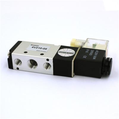 Chine 5/2 vanne électromagnétique pneumatique de contrôle directionnel de Solenoid Valve 4V210-08 de pilote de manière à vendre