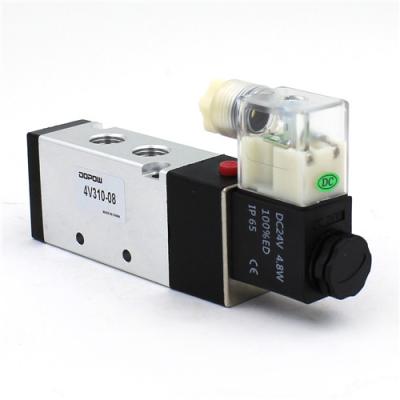 Cina 5 elettrovalvola a solenoide pneumatica di posizione di modo 2 4V310-10 ad azione diretta in vendita
