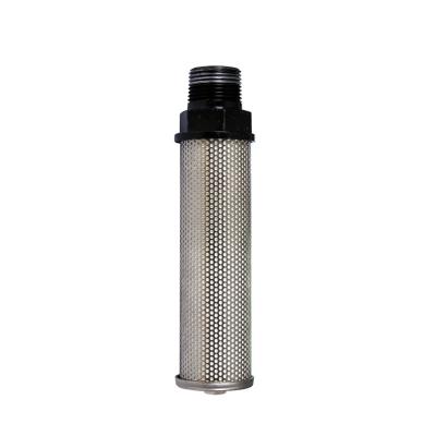 Cina Gray Aluminum Muffler nero bianco, silenziatore pneumatico di alto flusso in vendita