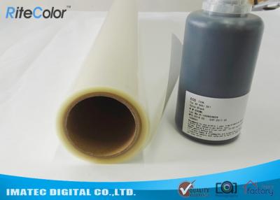 Cina Film solvente della trasparenza di stampa dello schermo dell'ANIMALE DOMESTICO di media del getto di inchiostro di Eco di pubblicità 100 micron in vendita