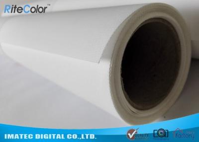 China Art Matte Polyester Fabric Roll Indoor Inkjet Large Format Canvas 30m Length for sale