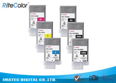 Cina L'ampio formato genuino originale di Canon PFI-102 inchiostra gli inchiostri di Lucia del carro armato per Canon iPF500 iPF600 iPF750 in vendita
