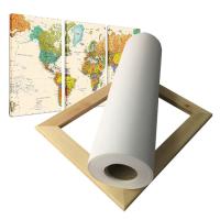 China Matte Inkjet Polycotton Canvas Large Format Printing Waterproof for sale