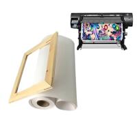 China Aqueous Inkjet Polyester Canvas Rolls Matte For Large Format Printing for sale
