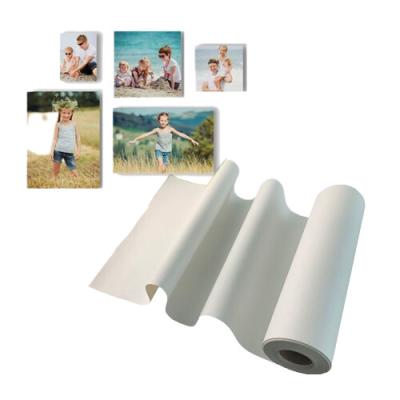 China Pure Cotton Canvas Roll Inkjet Canvas For Large Format Printing 360gsm Weight for sale