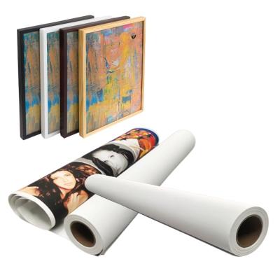 Cina Largr Format Printing Matte 280gsm Polyester Canvas For Eco Solvent Ink in vendita