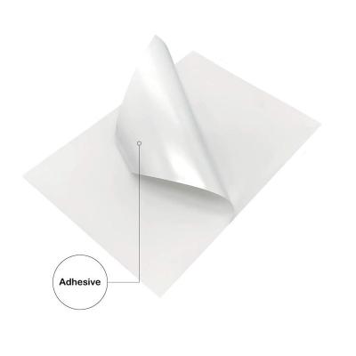 Chine Étiquette autocollant imperméable à l'eau couverte de mat 108gm à vendre