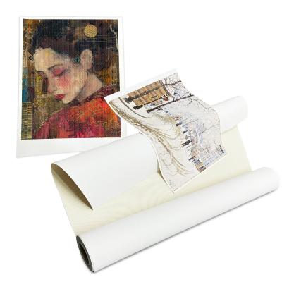 China Matte Fine Art 100% Polyester Canvas Roll 270gsm For Eco-Solvent Ink Printing for sale
