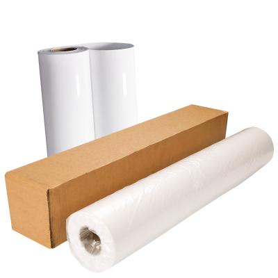 China Waterproof Inkjet Polypropylene Poster Banner 200mic Matte PP Synthetic Paper Roll for sale