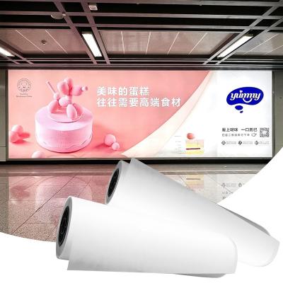 Cina Film retroilluminato a stampa anteriore impermeabile 210 micron PET Film per poster pubblicitari in vendita