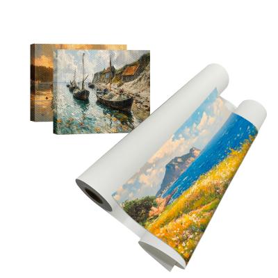 China Large Format Printing 280gsm Matte Polyester Wall Art Canvas Printing for sale