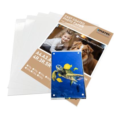 Cina Stampa digitale Superficie lucida A4/A3/4R/5R Fogli di carta fotografica solo per inchiostro colorante in vendita