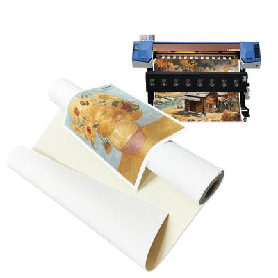 China Hochauflösende 380g Matte Polyester Baumwollmischung Leinwandrollen für Latexdruck zu verkaufen