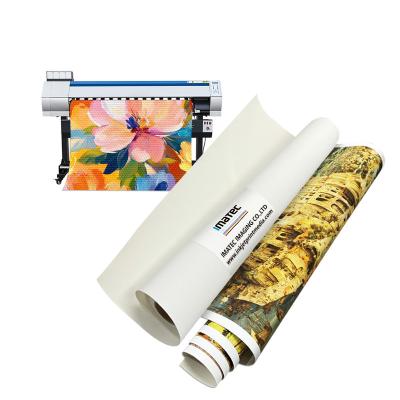 Chine Tissu en coton jet d'encre pour l'éco-solvant et l'impression au latex Tissu mat pour la décoration murale et la sortie graphique à vendre