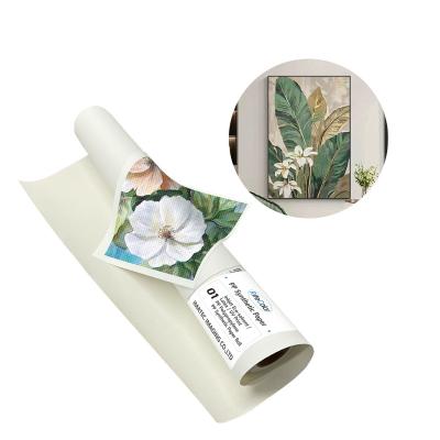 China 3.2m Large Format 380g Matte Poly Cotton Canvas Rolls for Latex Media Art for sale