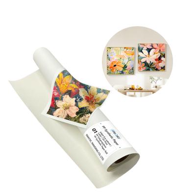 China Durable 420gsm Matte Cotton Inkjet Canvas for Fine Art and Photo Printing for sale