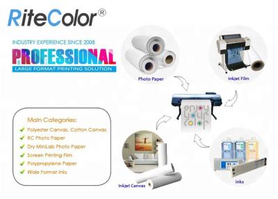 중국 넓은 체재 RC 광택 있는 수지는 사진 서류상 A3 A4 목록 잉크 제트 인쇄를 입혔습니다 판매용