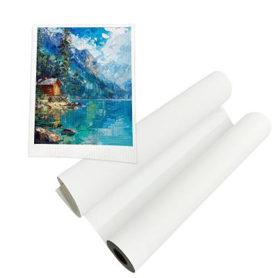 China 380gsm Matte PolyCotton Canvas Roll 36-60in Wide for Latex UV Printing for sale