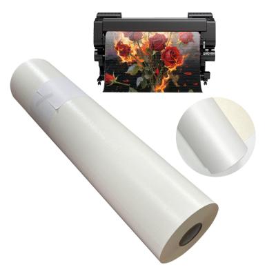 China Premium Glänzende Polycotton-Leinwand Ultra HD 400 g/m² für lebendige Drucke auf Wasserbasis zu verkaufen