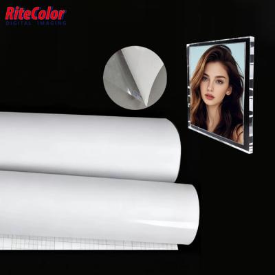 China Affordable 90μm PET Double Sided High Tack Mounting Tape Roll and Sheets for General Artwork Framing and Backboard Bonding for sale