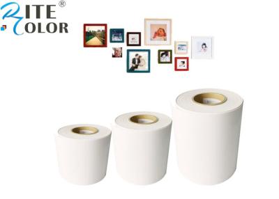 China Silky Dry Minilab Photo Paper Roll Microporous Luster Surface For Inkjet Printing for sale