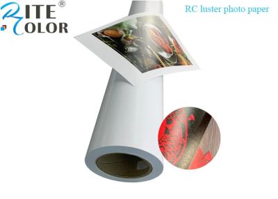 China Pigment Inkjet Printing A4 Resin Coated Photo Paper Roll For Canon / Epson / HP for sale
