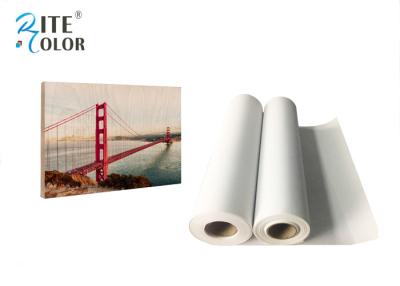 Cina Media solventi bianchi eccellenti di Eco, tela opaca del cotone di stampa di 380gsm Digital per Roland in vendita