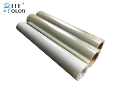China filme impermeável da transparência do Inkjet do filme de impressão da tela do Inkjet 100um para a fatura de placa à venda