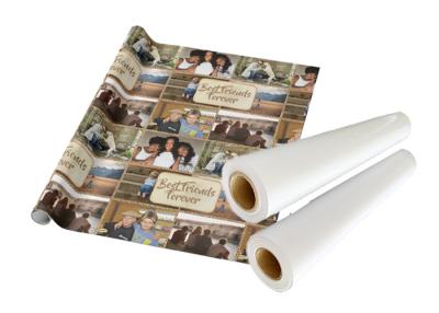 China Micro Porous RC Luster Waterproof Photo Paper For Wide Format Inkjet Printing for sale