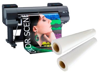 China Large Format 260gsm Glossy Photo Paper Waterproof Inkjet Printing Roll for sale