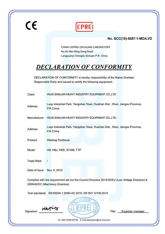 CE - MISA WELDING （WUXI） CO.,LTD