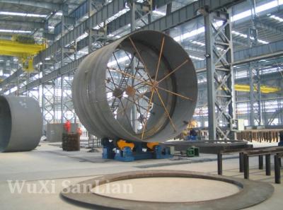 China Pu-Wielentank het Draaien Broodjes 4kw voor Pijplassen met Één Aandrijving en Één Leegloper Te koop