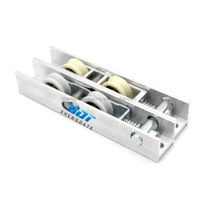 China PU Coated Sliding Roller Wheel Silent Polyurethane Door Roller with Sealed Bearing for Smooth Operation for sale