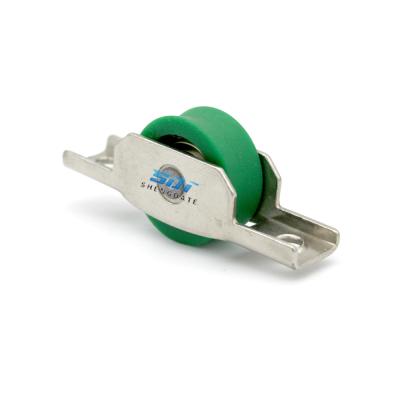 China Aluminum Frame Single Nylon Roller for Insect Screen Sliding Window  Door Smooth Glide Replacement Pulley Wheel Hardware for sale