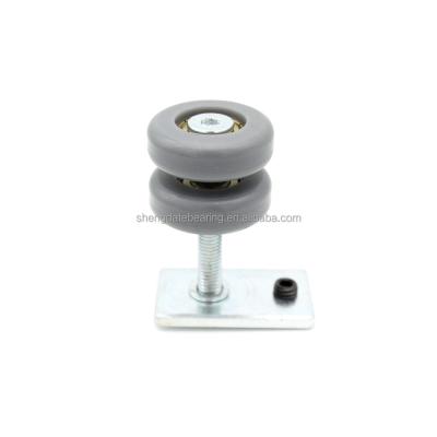 China Heavy Duty Stainless Steel Glass Balcony Wheels Sliding Door Roller Wheels for Patio Glass Door System for sale
