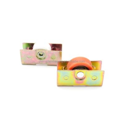 China Factory Direct Heavy Duty U Groove Nylon Pulley Ball Bearing  Wheels  Sliding Door Roller for Aluminum Window Patio Door for sale