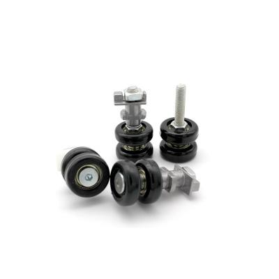 China Factory Direct Sales U Groove Bearing Carbon Steel Durable V Groove Ball Bearing Pulley for Rail Track Wheels Bearings Rollers for sale
