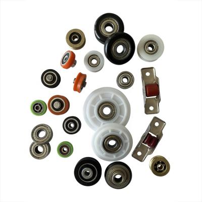 China Sliding Door Roller Assembly Replacement Closet Rollers  Nylon Sliding Wardrobe Door Pulley for sale