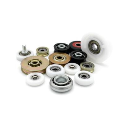 China Slide Gate Wheel Iron Steel U Groove Roller Bearing Sliding Gate Metal Roller for sale