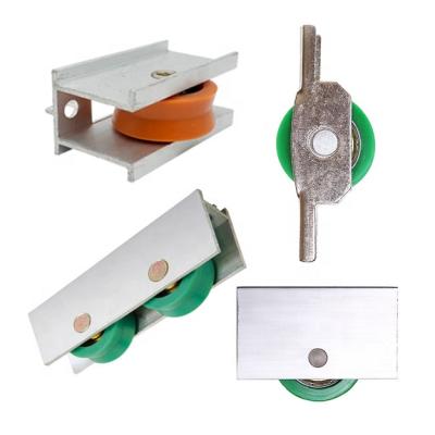 China track window plastic sliding bathroom door for sliding nylon roller for sale