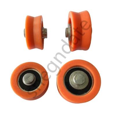 China Sliding Door Aluminium U Groove Roller Wheel Plastic Roller Wheel U Type Groove Pulley U Groove Sliding Stainless Steel Wheel for sale