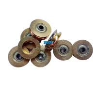 China Adjustable Sliding Door Roller Height-Adjustable Metal Bracket with Nylon Wheel for Precision Alignment for sale