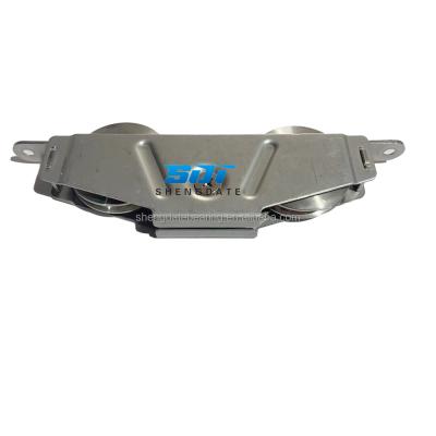 China Low Profile Window Sliding Roller Flat Type Single Bearing Wheel for Slim UPVC Aluminum Frame for sale
