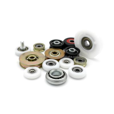 China POM Plastic Sliding Door Roller Window Roller Smooth Nylon Pulley for UPVC Sliding System for sale
