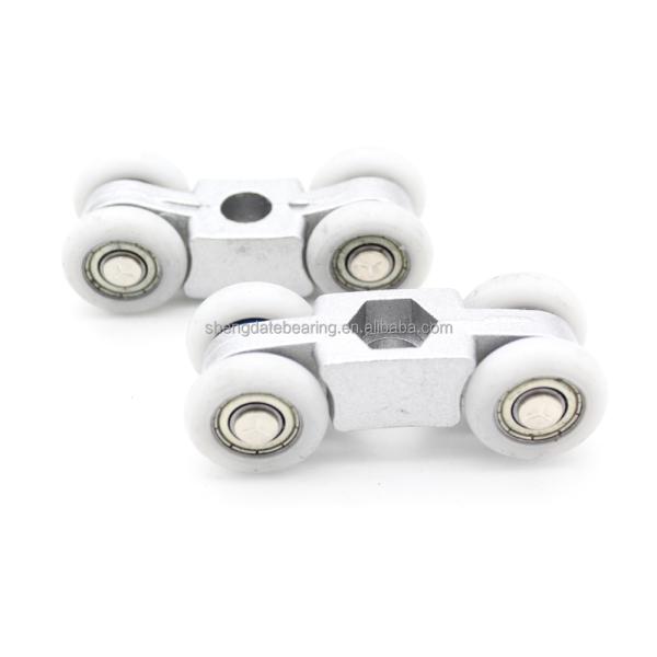 Quality Plastic Window Roller Frame Anti-Derailment Slide Roller for Shower Enclosure for sale