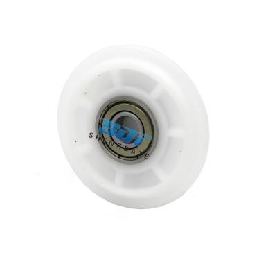 China UV Groove Nylon Sliding Rollers with Strong Iron Housing Built for Long-Term Durability for sale