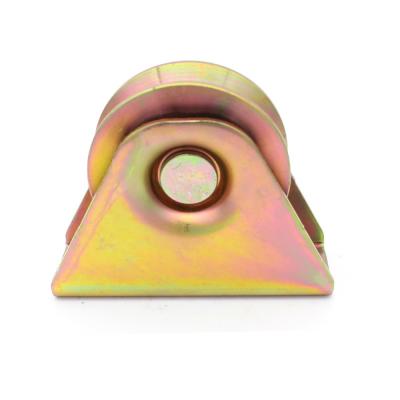 China Sliding Gate Roller Zinc Plated Sliding Gate Cabinet Wheels 50mm 60mm Diameter Sliding Gate Rollers for sale
