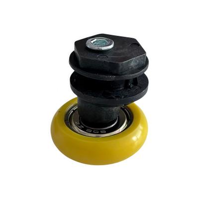 China 608zz Bearing Colorful Nylon Wheel Pulley Wheel 1mm 2mm 3mm 4mm Thickness Sliding Door Roller Replacement Parts for sale
