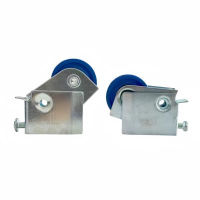 China Manufacturer Custom Made Sliding Door Roller Nylon Groove Wheel Pulley with Lateral Regulating Screw for Aluminum Window System for sale