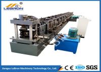 China PLC Control Automatic Storage Rack Roll Forming Machine 2.0-2.5mm Thickness 22-26 Stations for sale